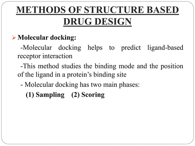 Structure based in silico virtual screening | PPTX