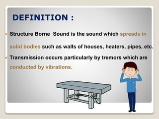 Structure borne | PPT