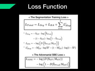 Review : Structure Boundary Preserving Segmentation for Medical Image with Ambiguous Boundary | PPT