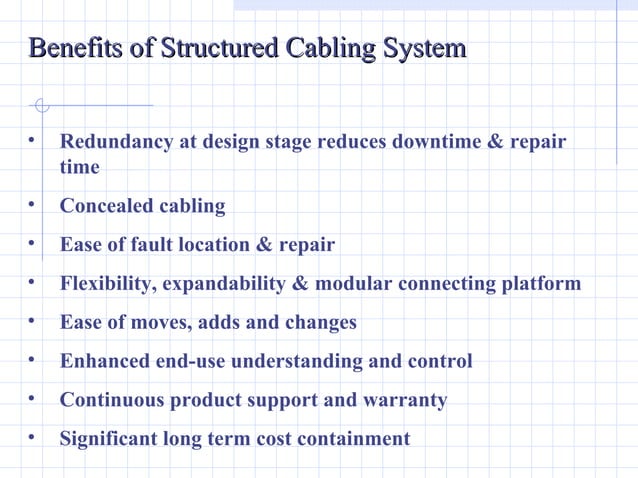 Structure cabling a basic approach | PPT