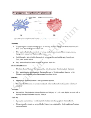 Structure, chemical_composition_and_function_of_organalles. | PDF