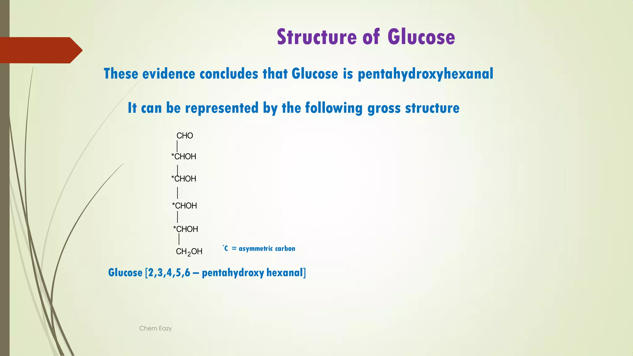 Structure and Configuration of D-glucose | PDF