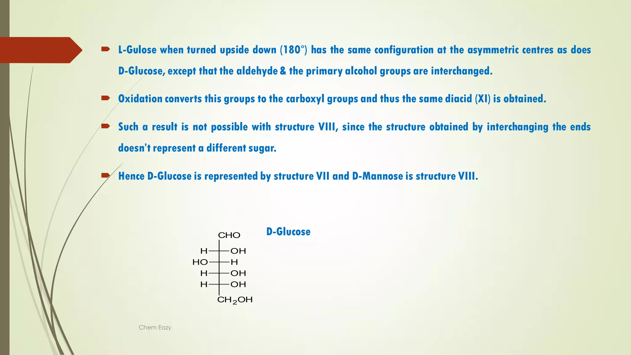 Structure and Configuration of D-glucose | PDF