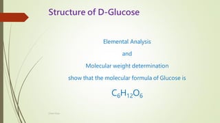 Structure and Configuration of D-glucose | PDF