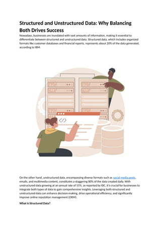 Structured and Unstructured Data Why Balancing Both Drives Success.docx