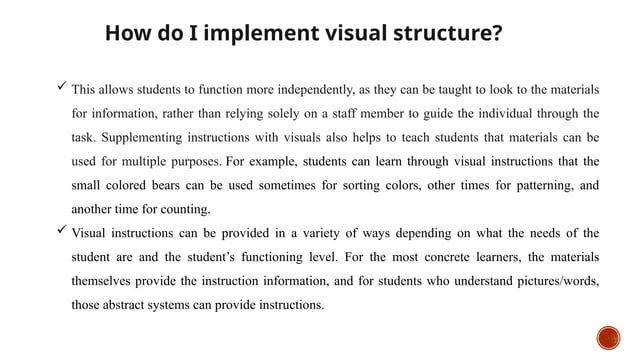Structured and Visual Support - TEACCH.pptx