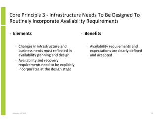 Structured Approach To It Business System Availability And Continuity ...