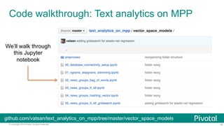 Data Science at Scale on MPP databases - Use Cases & Open Source Tools ...
