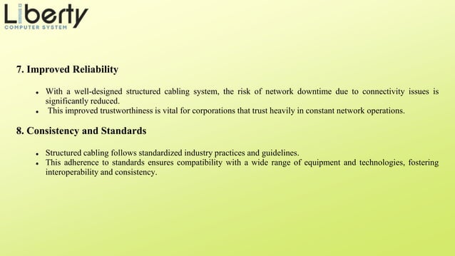 The Essential Components Of Structured Cabling Ppt