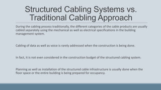 Structured cabling systems vs. traditional cabling approach | PPT