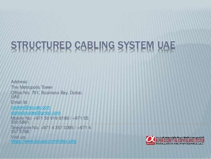 Structured cabling System UAE.pptx
