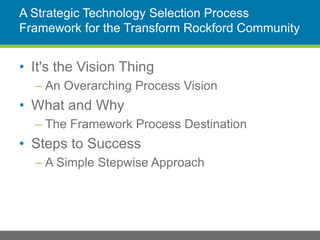 Structured Technology Decisions | PPT