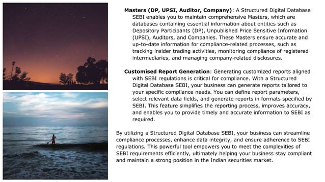 Structured Digital Database SEBI | PPTX