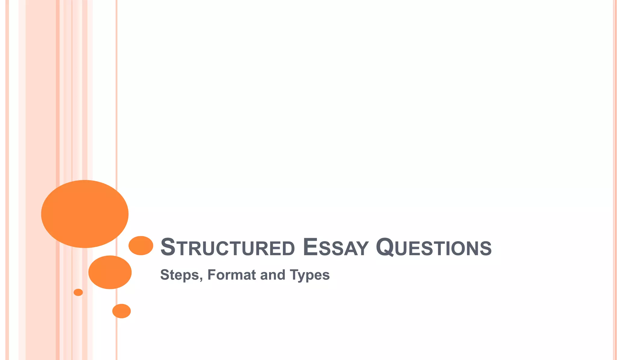 History Structured essay questions | PPTX
