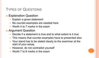 History Structured essay questions | PPTX