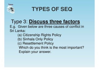 STRUCTURED ESSAY QUESTIONS | PDF