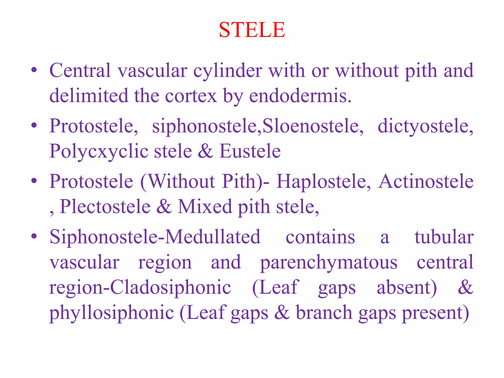 Structure and Development of Plant Body | PDF