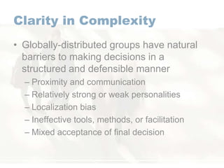 Structured group decision making | PPTX