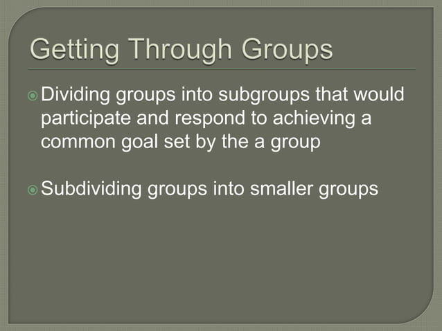 Structured learning experience | PPTX