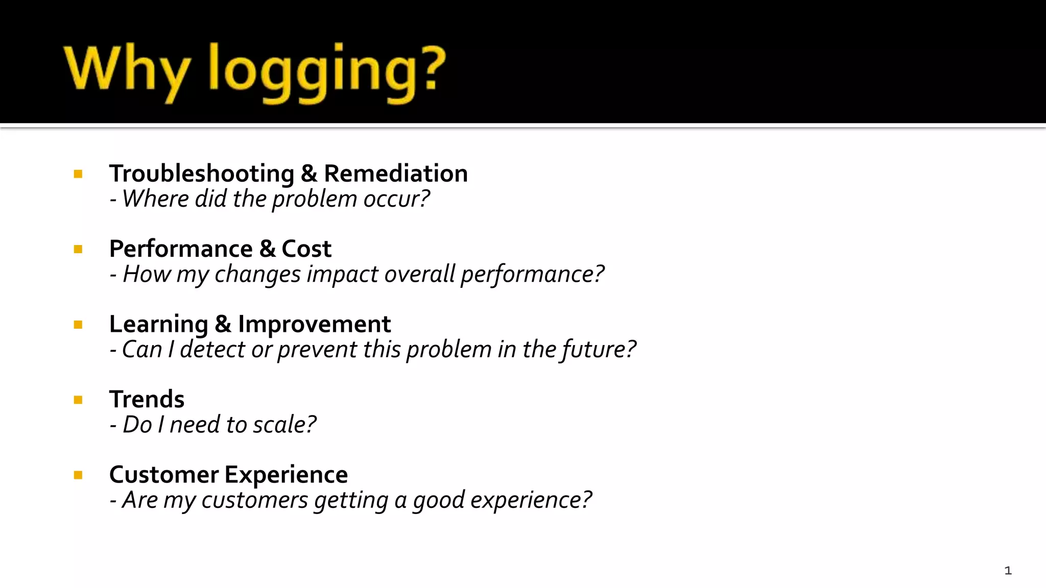 Structured logging | PPT