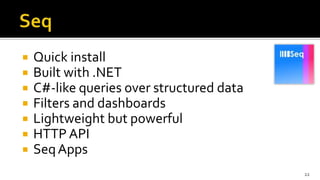 Structured logging | PPT