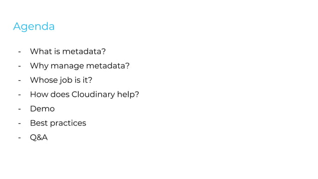 Add Structure to Your Digital Asset Metadata | PPT