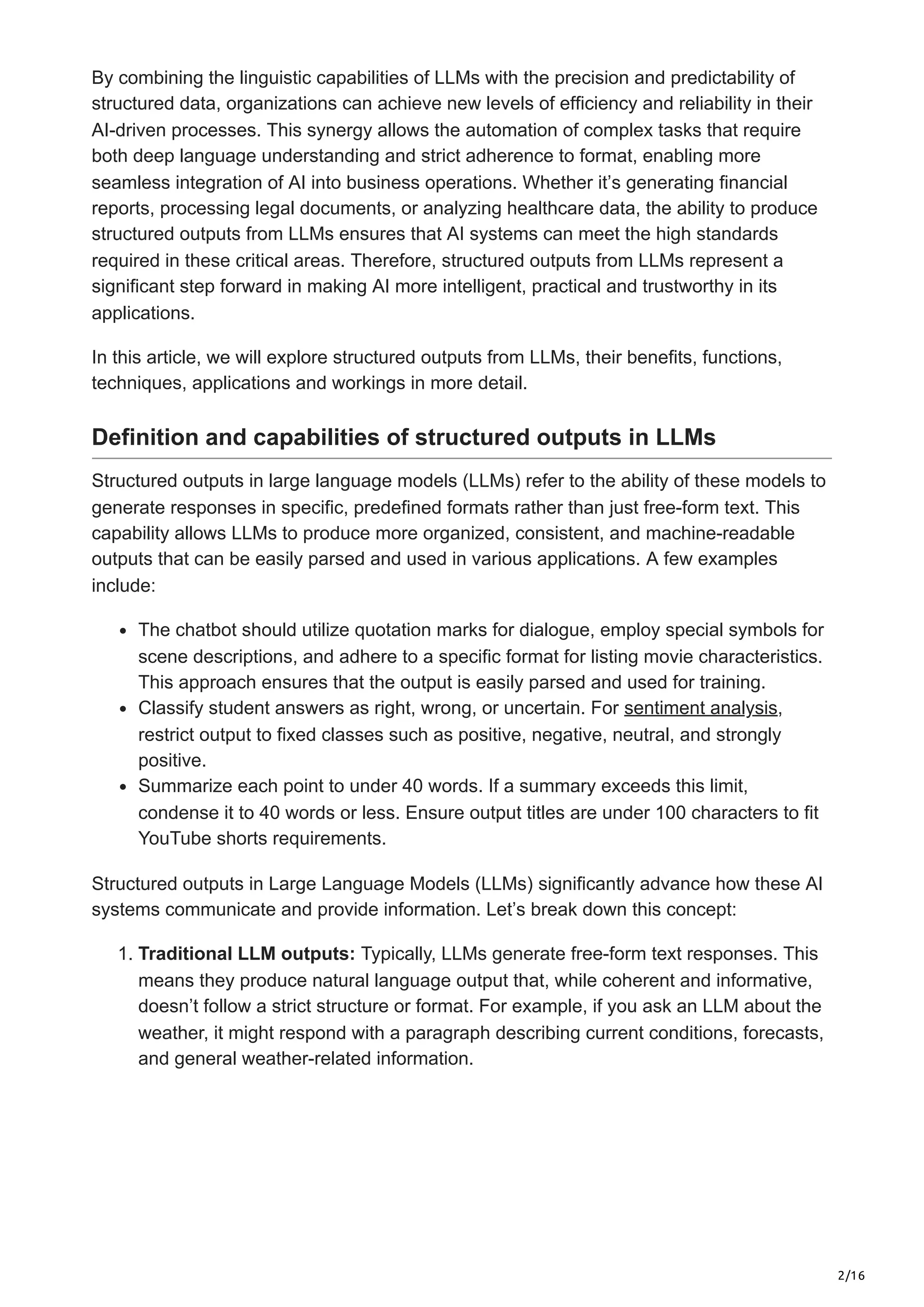 Structured outputs in LLMs Definition techniques applications benefits.pdf Structured outputs in LLMs Definition techniques applications benefits.pdf