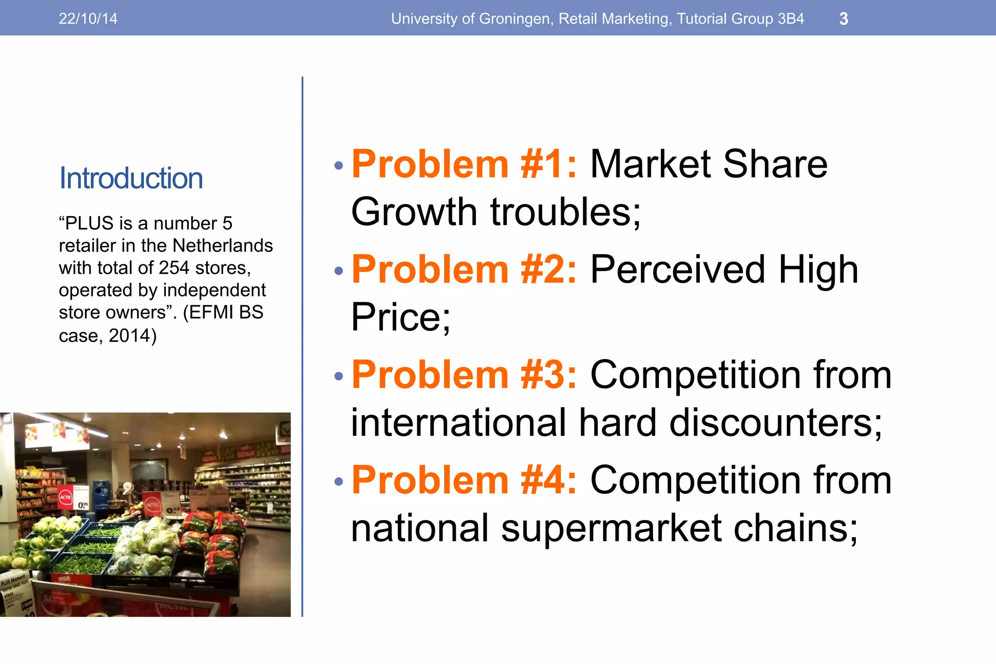 PLUS supermarkets - Case Study Report | PDF