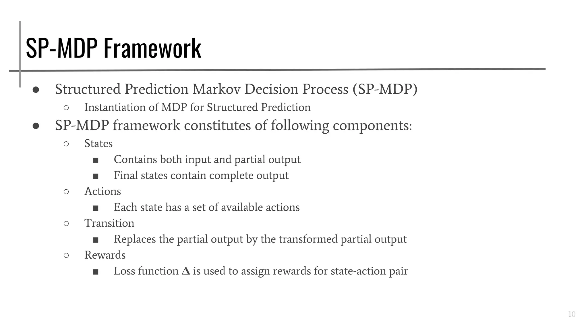Structured Prediction With Reinforcement Learning Pdf Programming