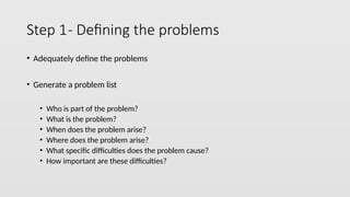 Structured problem solving therapy .pptx