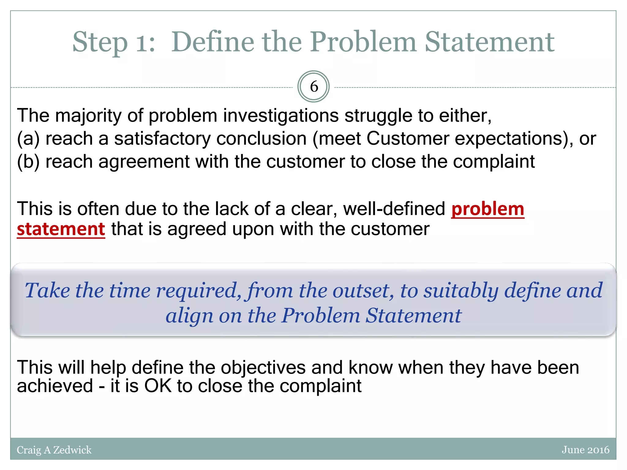 Structured problem solving - training package | PPT Structured problem solving - training package | PPT