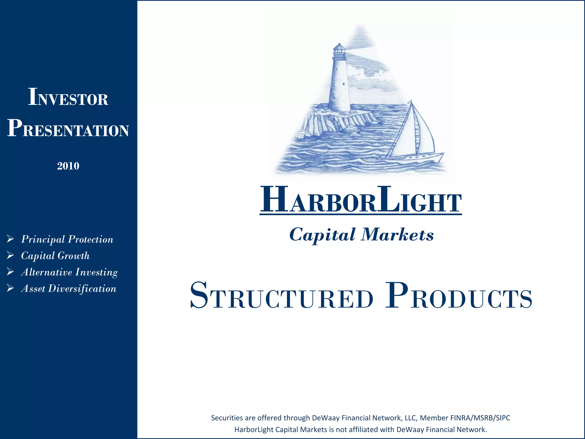 Structured Products with HarborLight Capital | PDF