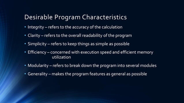 Spl 1 Introduction To Structured Programming Language Ppt 7167
