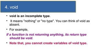 Structured Programming with C - Data Types.ppt