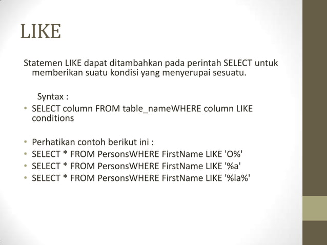 Structured query language | PPTX