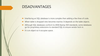 Structured query language | PPTX