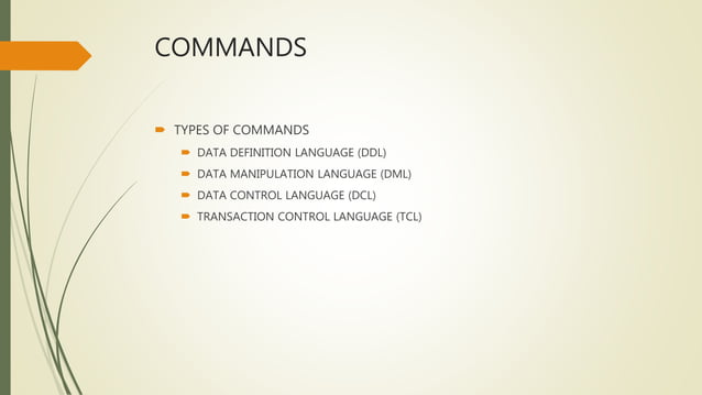 Structured query language | PPTX | Databases | Computer Software and ...