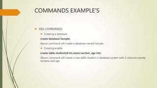 Structured query language | PPTX