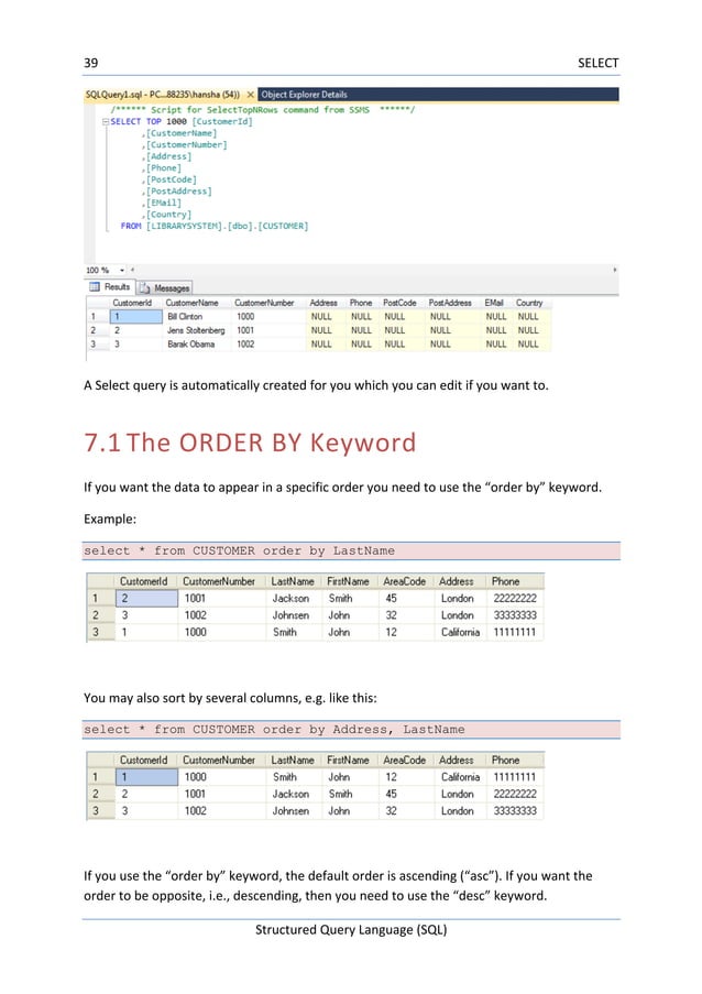 Structured Query Language | PDF | Databases | Computer Software and Applications