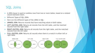 Structured query language(sql) | PPT