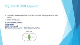 Structured query language(sql) | PPT
