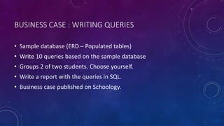 Structured Query Language introduction.. | PDF