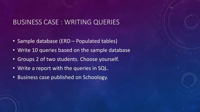 Structured Query Language introduction.. | PPT Structured Query Language introduction.. | PPT
