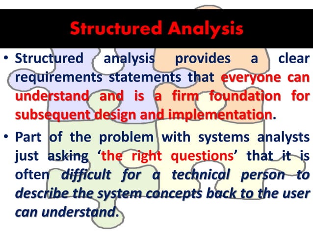Structured system analysis | PPTX