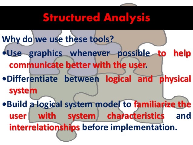 Structured system analysis Structured system analysis