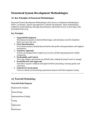 Structured System Development Methodologies from Chatgpt.docx