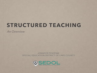Structured teaching overview | PDF