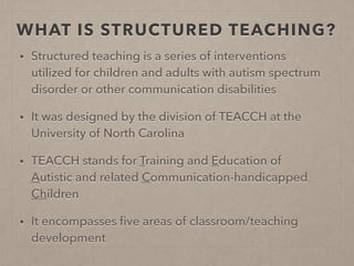 Structured teaching overview | PDF
