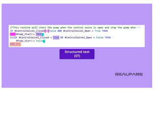 PLC Structured Text (ST) Programming.pptx | Programming Languages | Computing