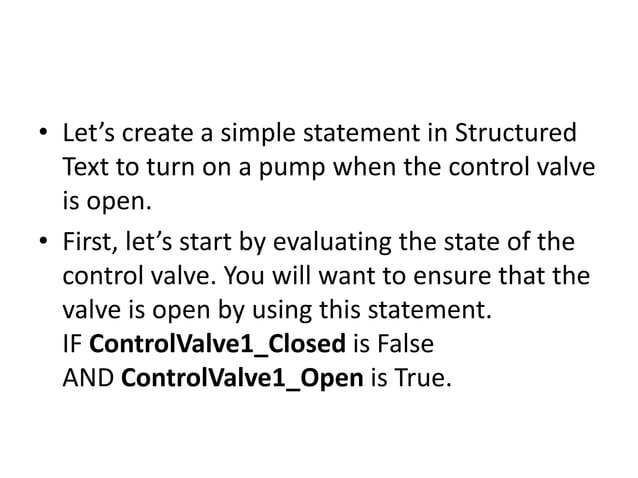 Plc Structured Text St Programmingpptx Programming Languages